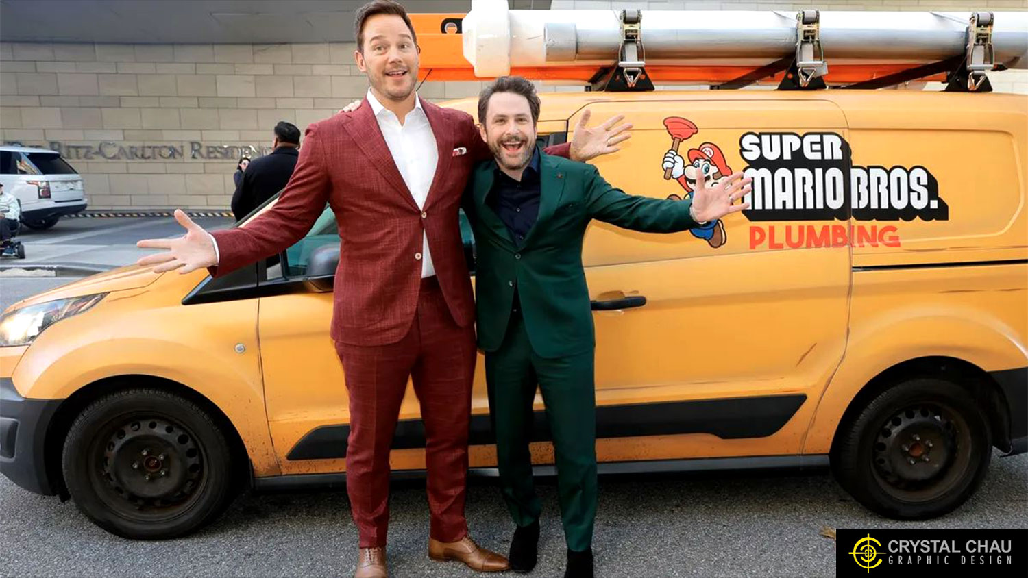 Super Mario Movie Plumbing Van | Vehicle Wrap Designs — Graphic | Crystal Chau Graphic Design